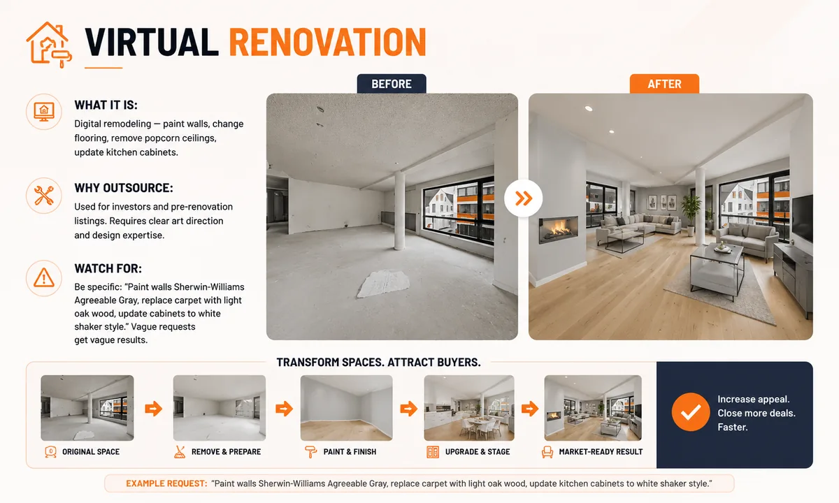 Outsource Real Estate Photo Editing Checklist
